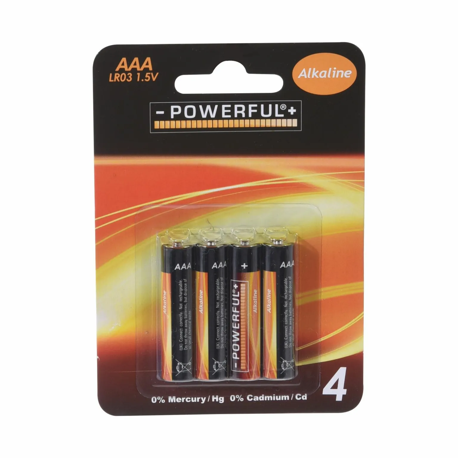 AAA-batterijen bestellen | Alkaline batterij 4st - Tuincollectie.nl