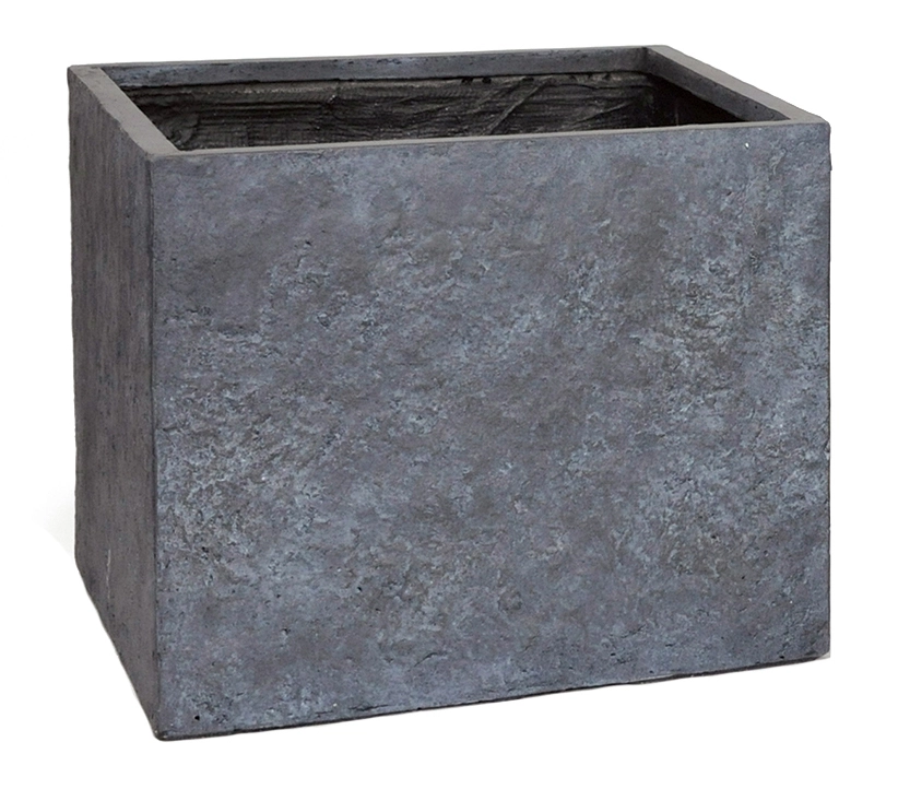 Bloempot Arizona Cube | Grafiet | 55x55cm - Tuincollectie.nl