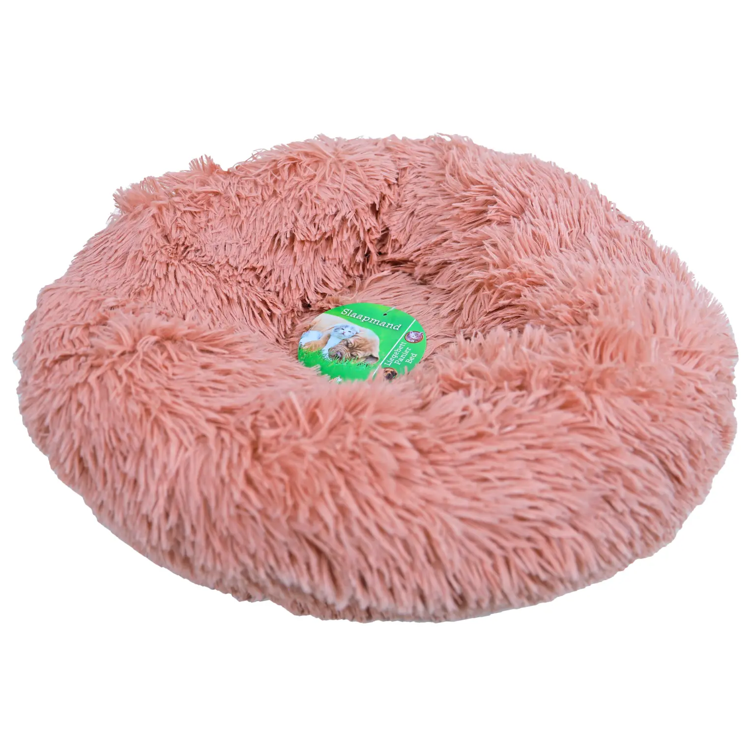 Fluffy Hondenmand | Kattenmand | Ø50cm | Roze - Tuincollectie.nl