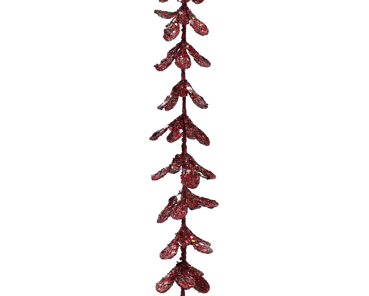 Kerstslinger Oxblood Red | 150cm | Guirlande - Tuincollectie.nl