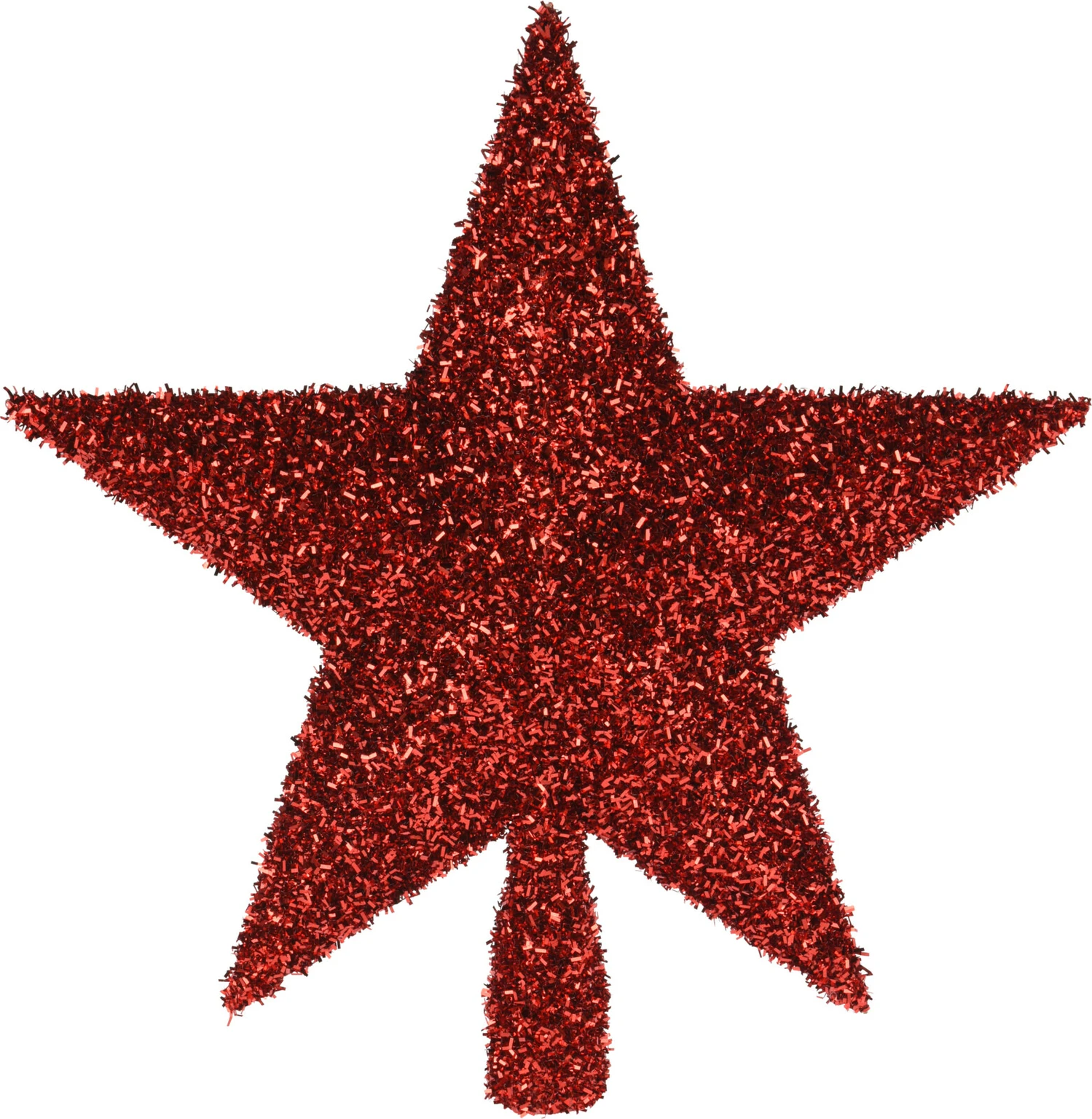 Piek Kerstboom | Stervormig | Glitter Rood - Tuincollectie.nl